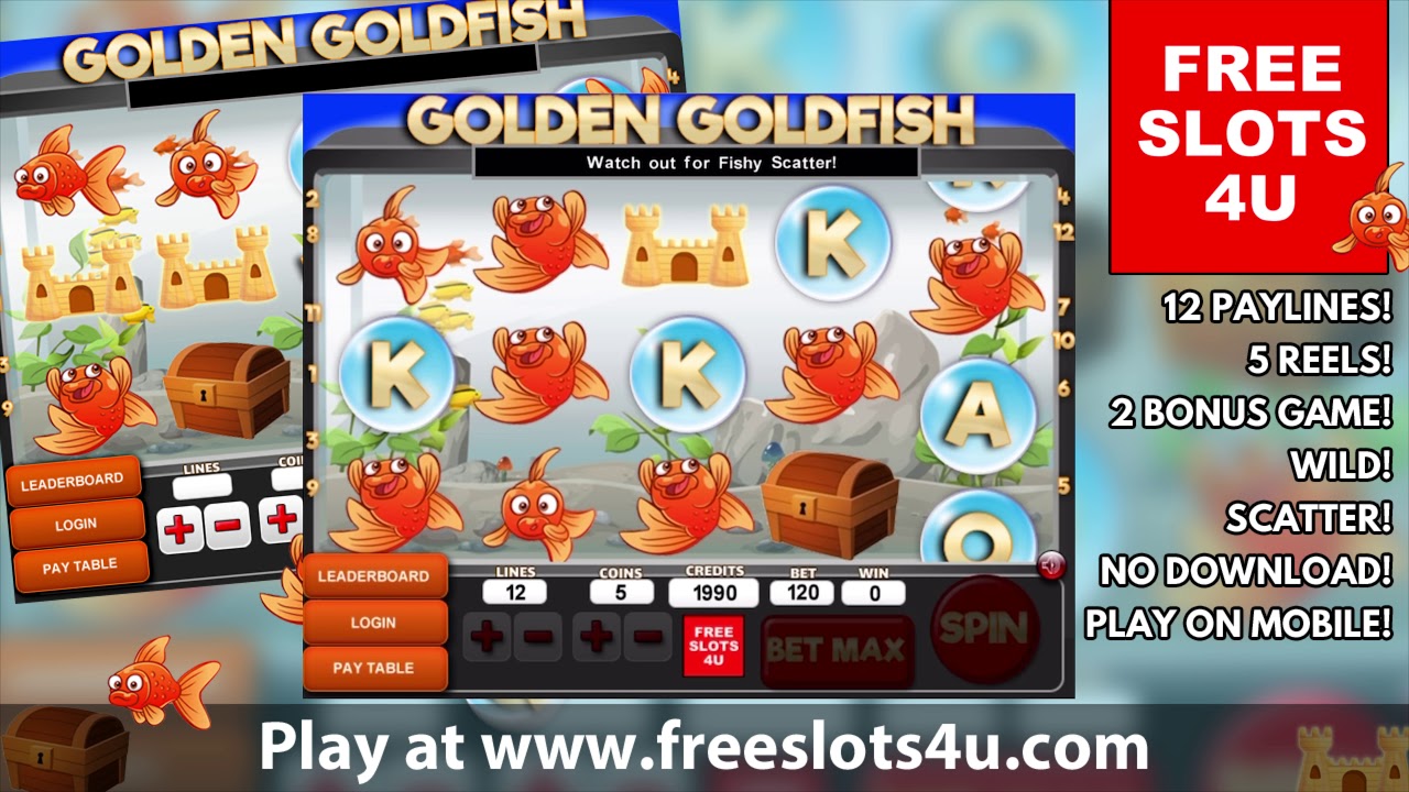 Golden Goldfish Slot Game by Free Slots 4U - YouTube