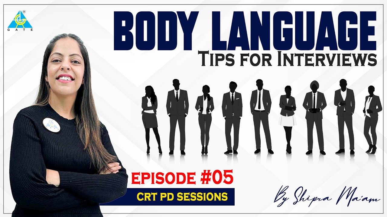 Body Language Tips for Interviews👍👍 | CRT | PD Sessions | Shipra Chawla ...