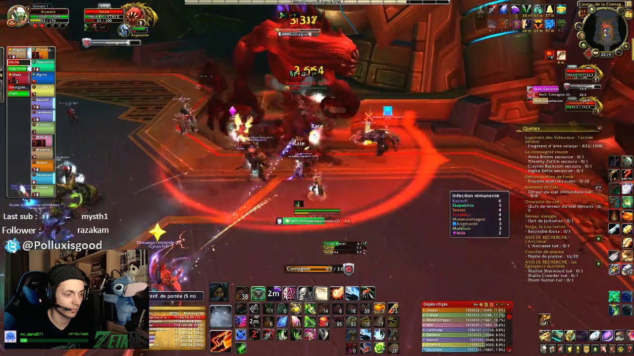 [ZetaTv] WOW raid BFA - Vectis NM down ! - YouTube