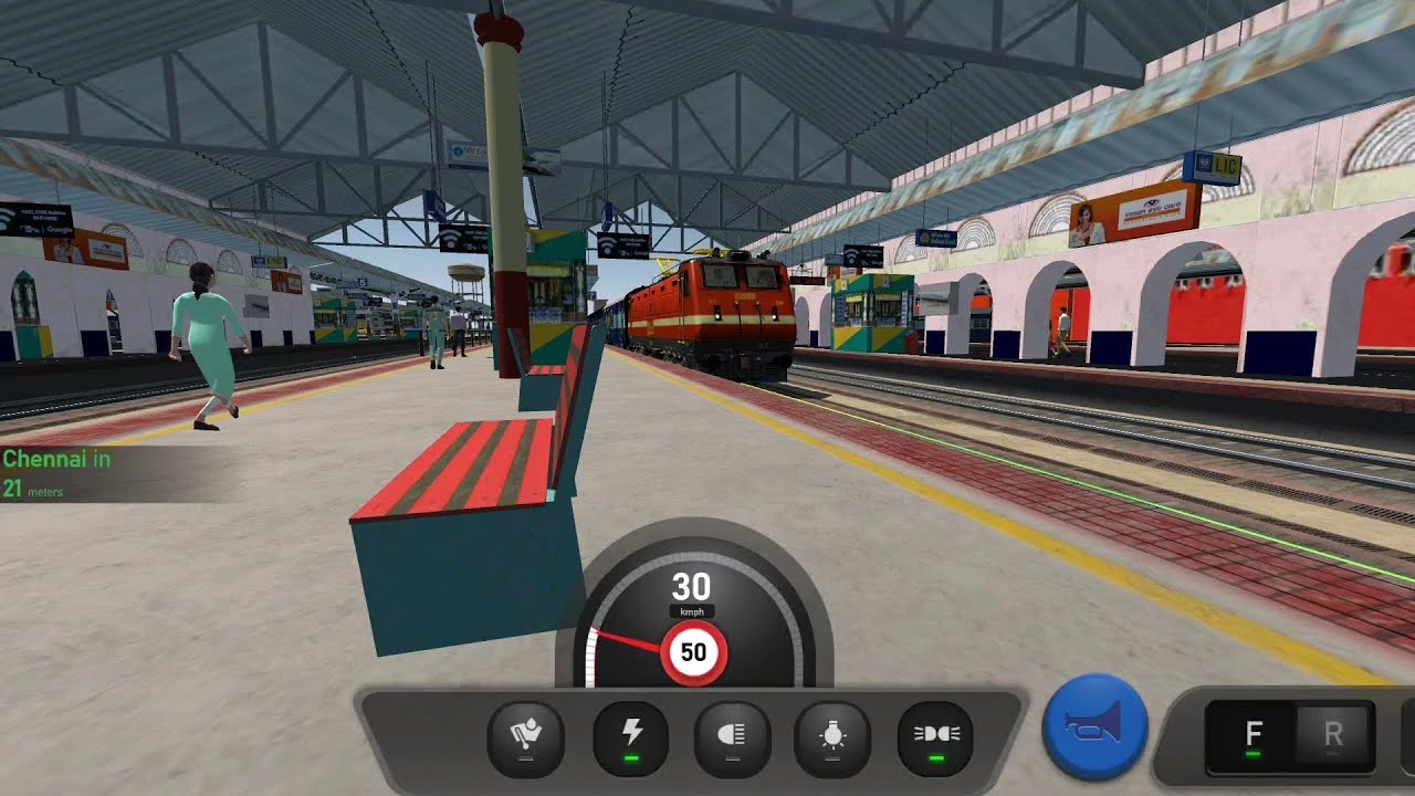 India's best Train Simulation game ever , Part 1 | Indian Train ...