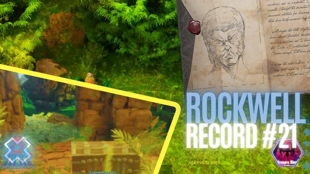 Rockwell Record #21 || Explore Note x Ark Survival Ascended Official ...