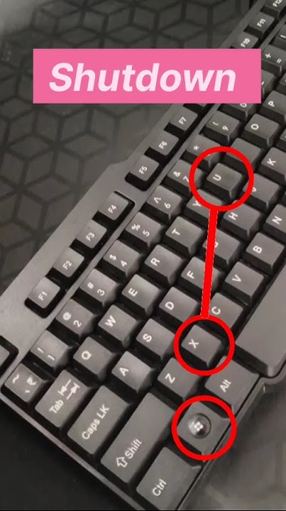 How to shut down your laptop or PC using shortcut key | #shorts #viral ...