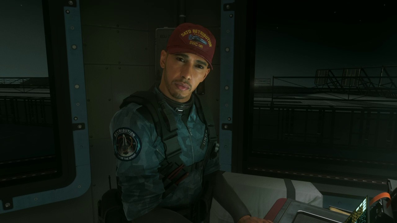 Lewis Hamilton in Call of Duty: Infinite Warfare - YouTube