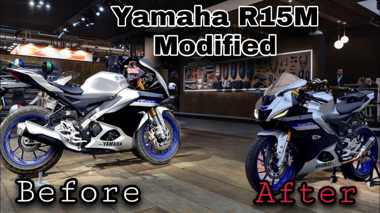 Yamaha R15M Best Modification In Low Budget || Road Legal Modification ...