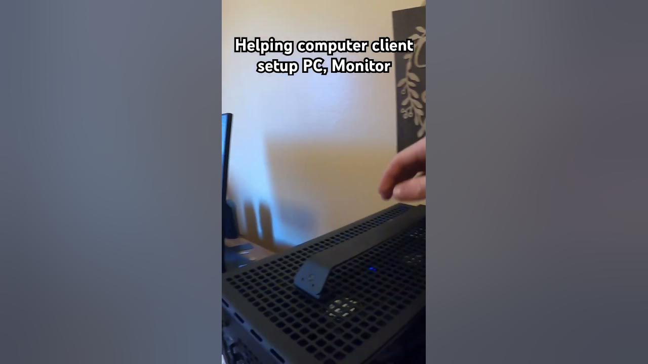 Helping computer client setup pc #builds #custompcbuild #computerprogram #pcclient - YouTube