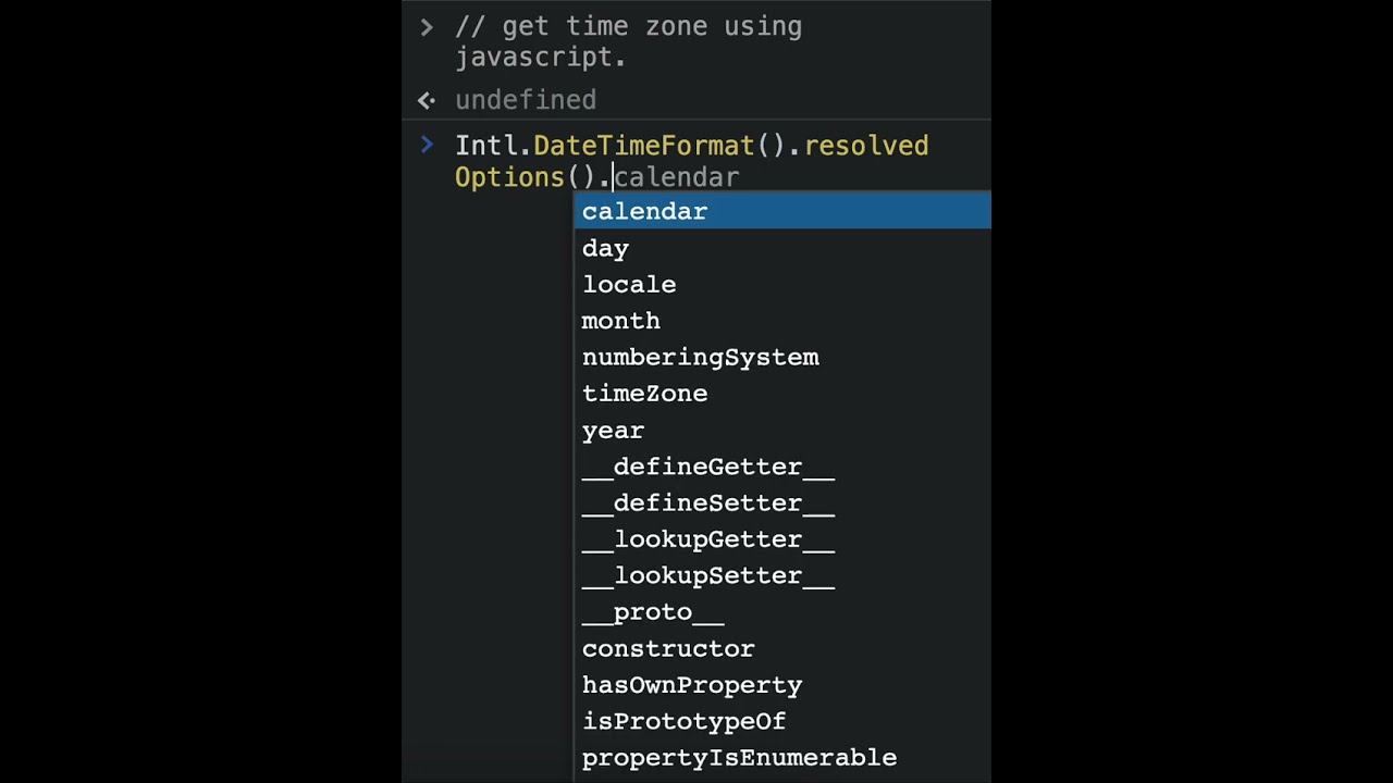 Does Javascript Can Get Timezone For Me shorts javascript Does Javascript Can Get Timezone For Me shorts javascript
