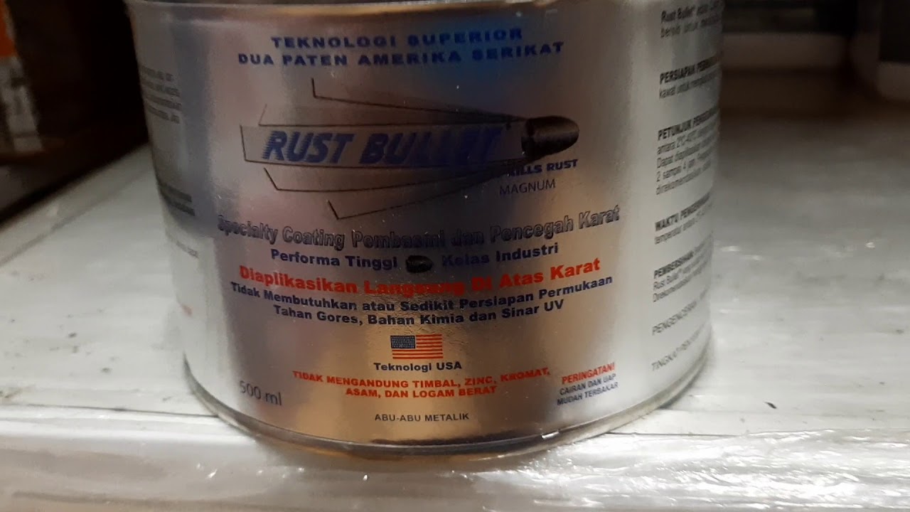 Rust Bullet 500 gr Anti Karat - YouTube