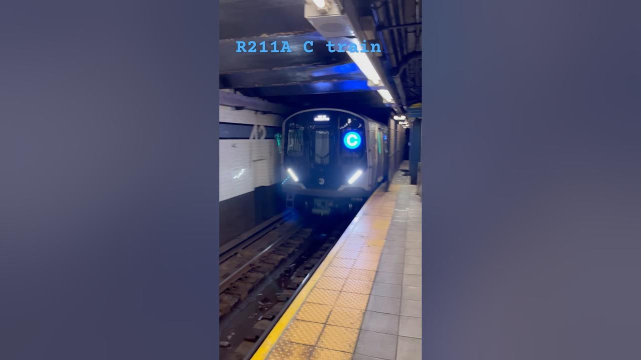 NYC MTA Subway: R211A C train enters 42nd Street Port Authority Bus Terminal!! - YouTube