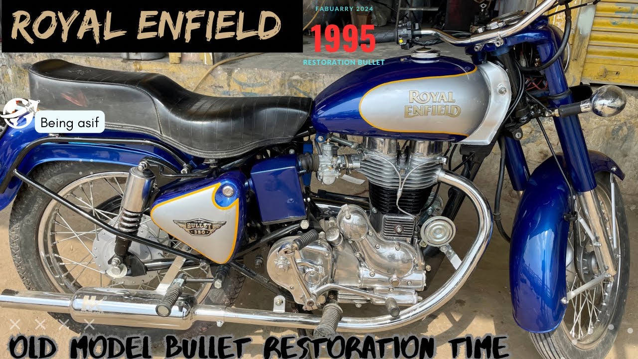 OLD MODEL BULLET 350cc RESTORATION || legendary bike standard bullet ...