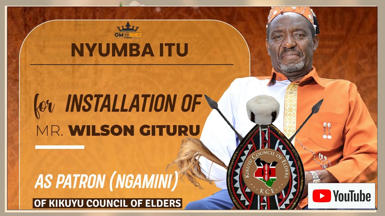 Installation Ceremony of MR.WILSON GITURU (PATRON) - YouTube