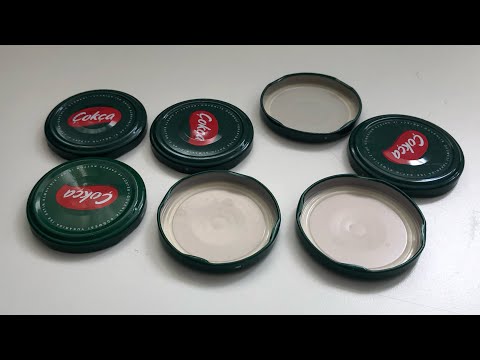 Kavanoz Kapaklarını Sakın Atmayın! Muhteşem Geri Dönüşüm Fikri!