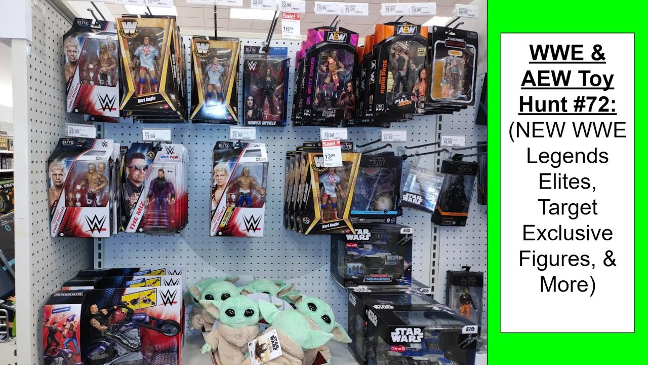 WWE & AEW Toy Hunt #72: (NEW WWE Legends Elites, Target Exclusive ...