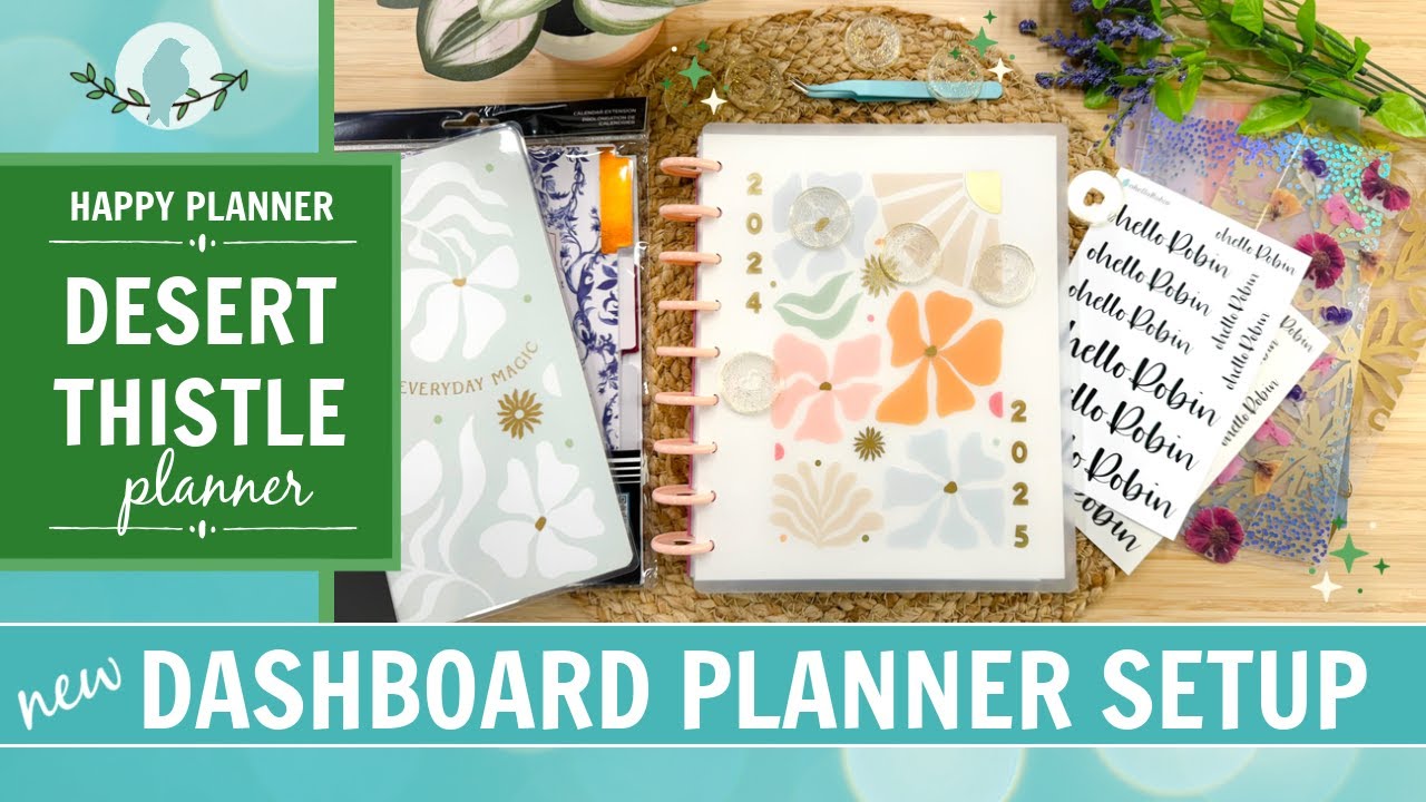 Dashboard Planner Setup | Planner, Extension Pack, Note Paper & More ...
