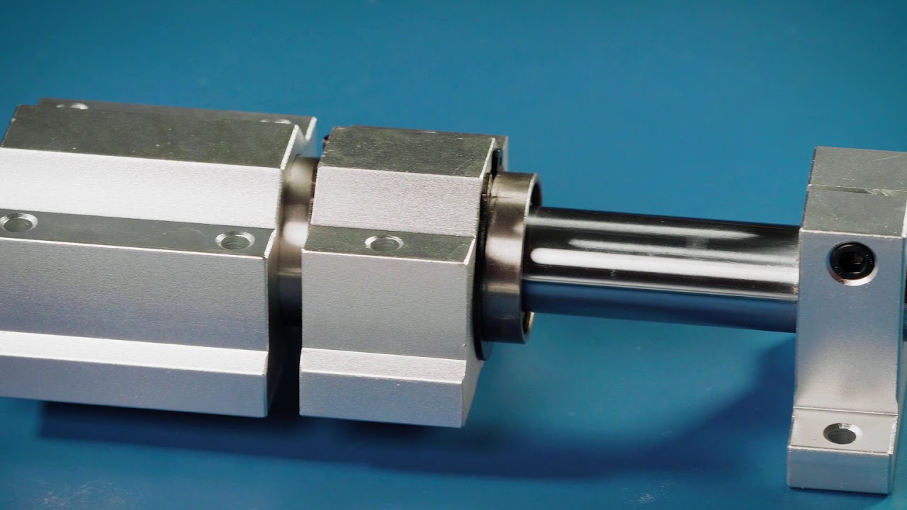 Production video of Linear Shaft and Linear Block and Shaft Support by ...
