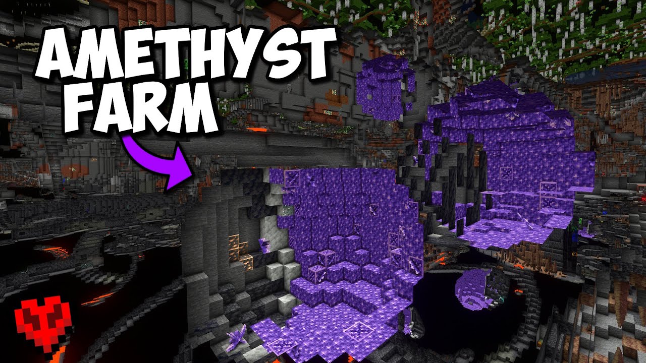 Mining down the Amethyst Farm [LONG STREAM!] (!mine !pickup) - YouTube