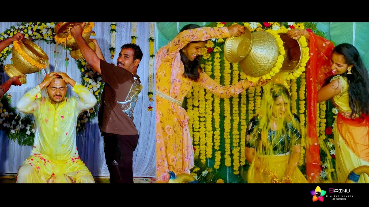 Pradeep Reddy + Sanjana Reddy Haldhi Highlights - YouTube