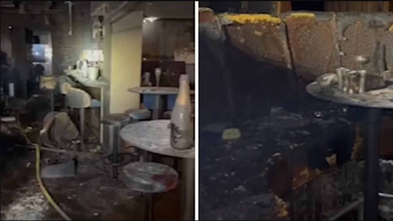 Devastating aftermath of NYE fire at One Eight Six bar Deansgate (Video ...