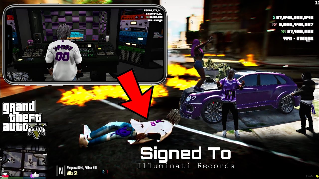 Running A Record Label In GTA 5 RP (FiveM) Got Me Killed | Creating A ...