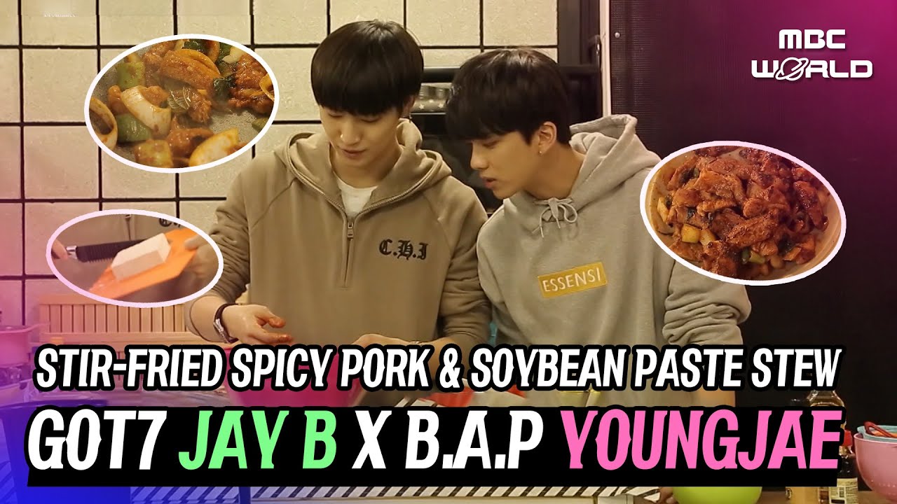 [C.C.] JAY B's stir-fried pork and soybean paste stew for YOUNGJAE # ...