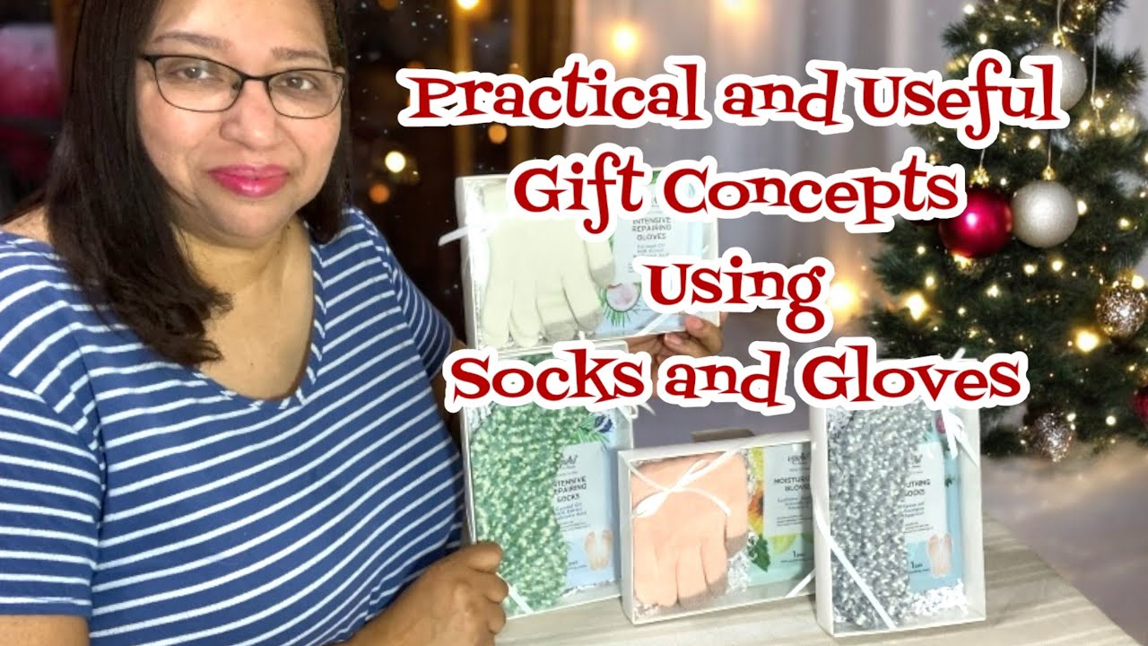 Practical and Useful Gift Concepts Using Socks and Gloves - YouTube