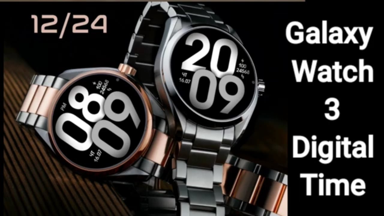 Galaxy Watch 3 Watch Face 2020 Free - YouTube