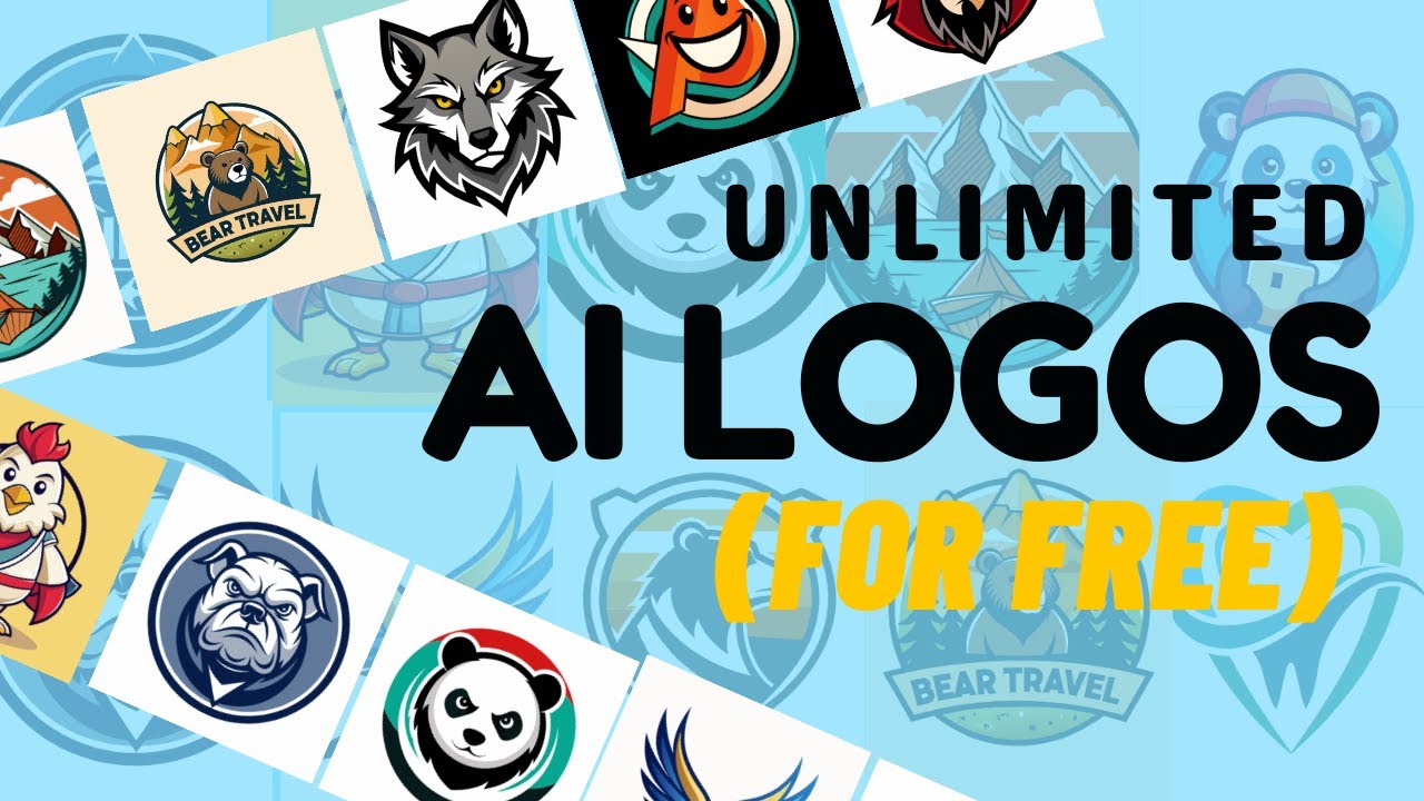 How to create professional logos using FREE AI ($500/DAY) - YouTube