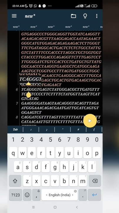 Primer Designing On Mobile Using Python Pydroid3 Python Shortsfeed Shots Views Biology 