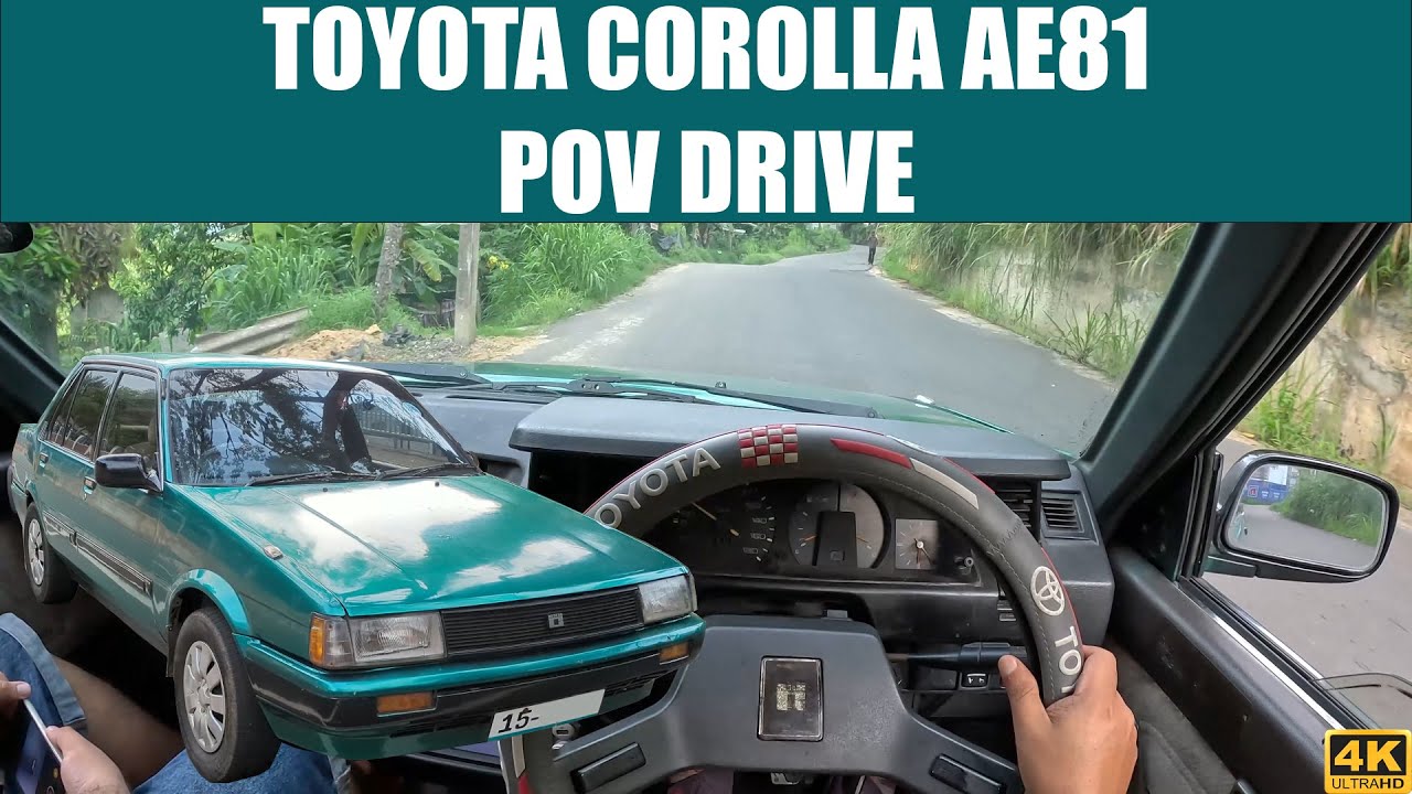 Toyota Corolla AE81 POV Drive in Kandy Sri Lanka - YouTube