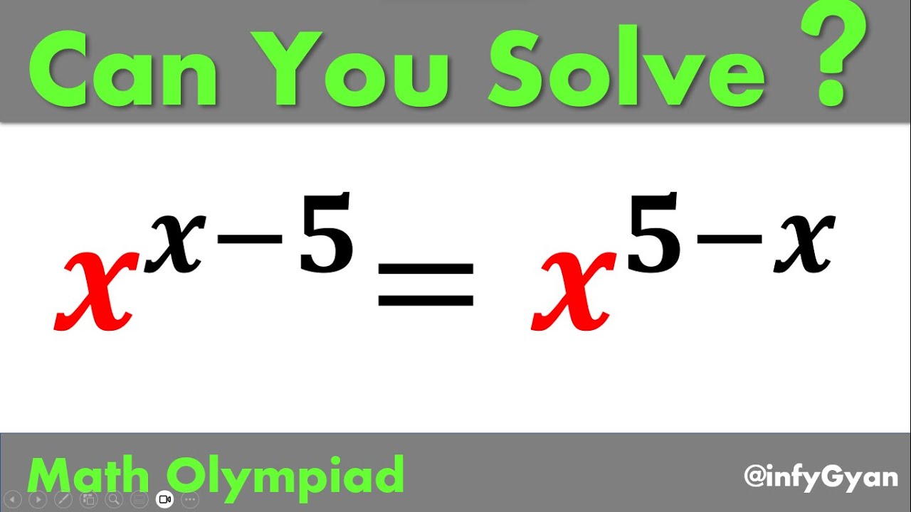 Conquer Exponential Equations: Math Olympiad Edition | Simple Tips ...