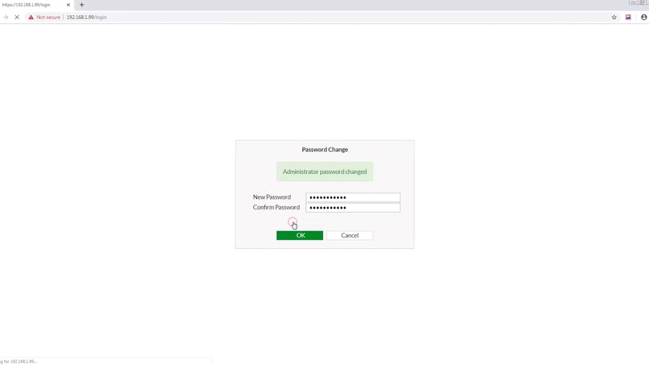 FortiGate 60E Initial login - YouTube