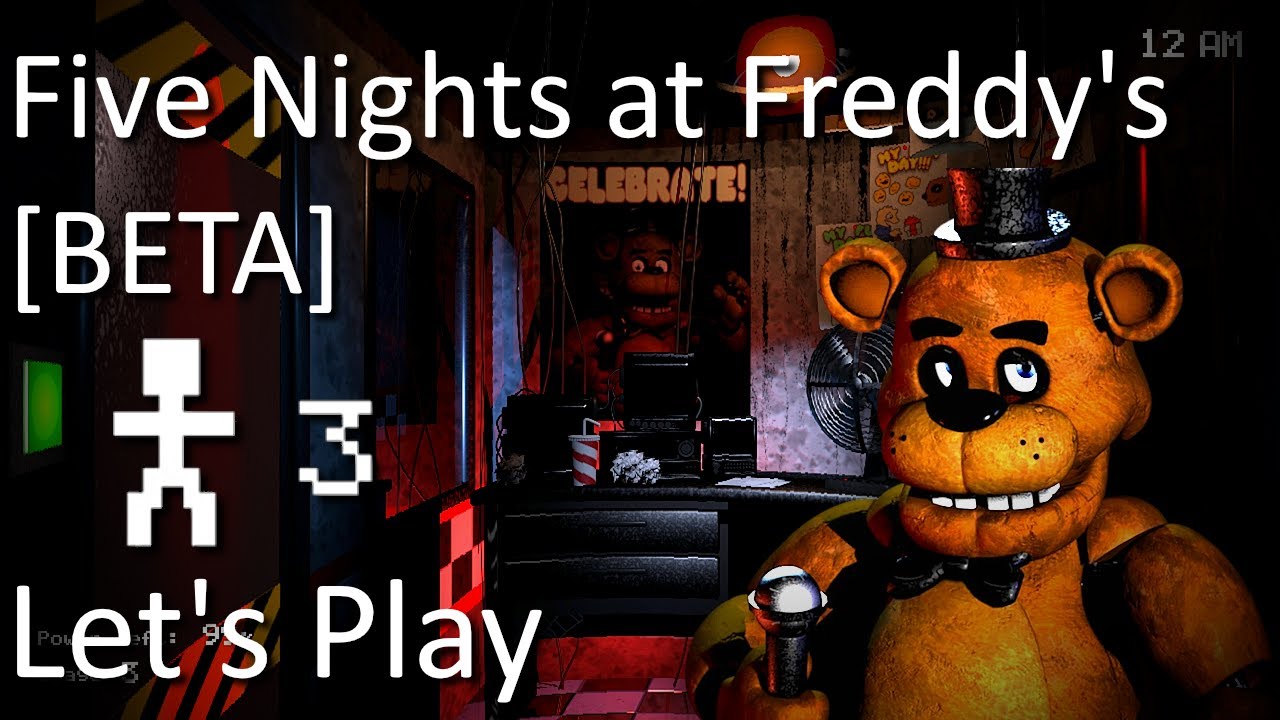 Five Nights at Freddy's [BETA] | Horror Game Let's Play | Nights 1 to 5 ...