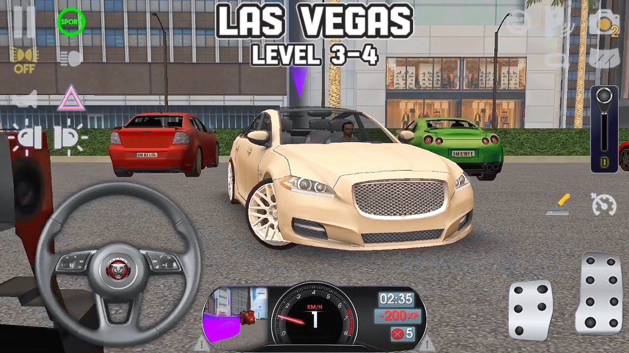 Driving School Sim: Getting my license in Las Vegas level 3 and 4 ...
