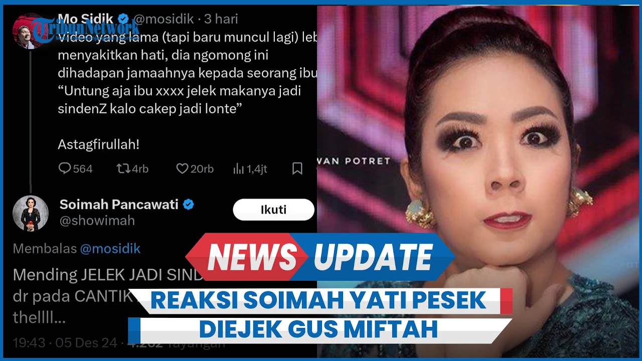 Soimah Geram Tahu Viral Video Gus Miftah Ejek Pesinden Lawas Yati Pesek - YouTube