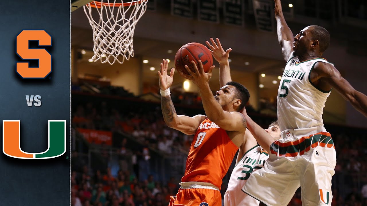 Syracuse vs. Miami Basketball Highlights (2015-16) - YouTube