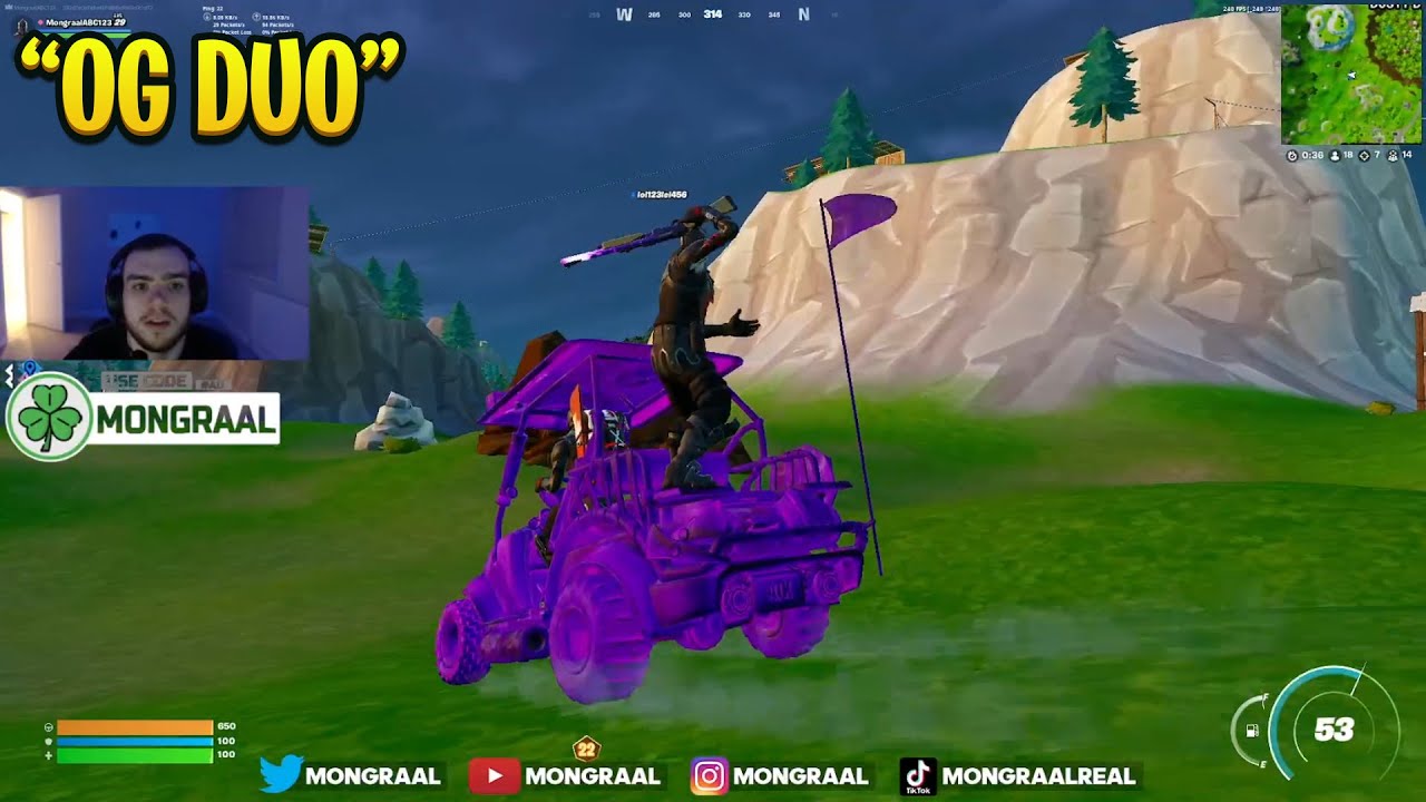 Mongraal *FINALLY* Back to DUO with Mitr0 After Long Times in OG ...