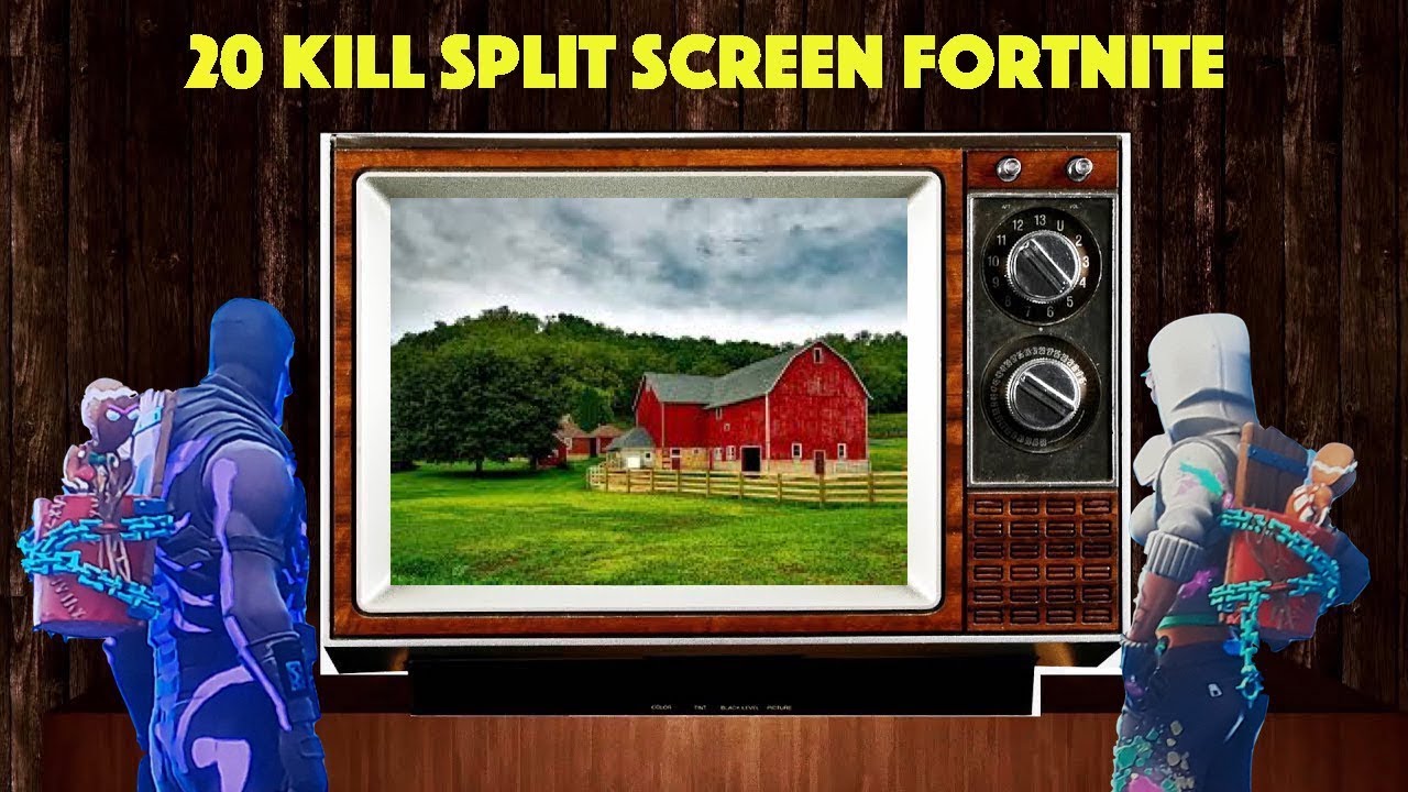 20 Kill Split Screen Fortnite - YouTube