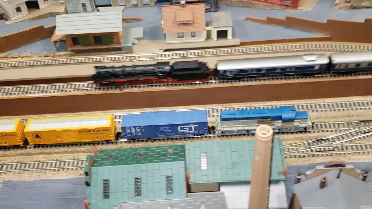 MODEL TRAINS Exporail Train Show 2023 My N Scale D&H Freight on ...