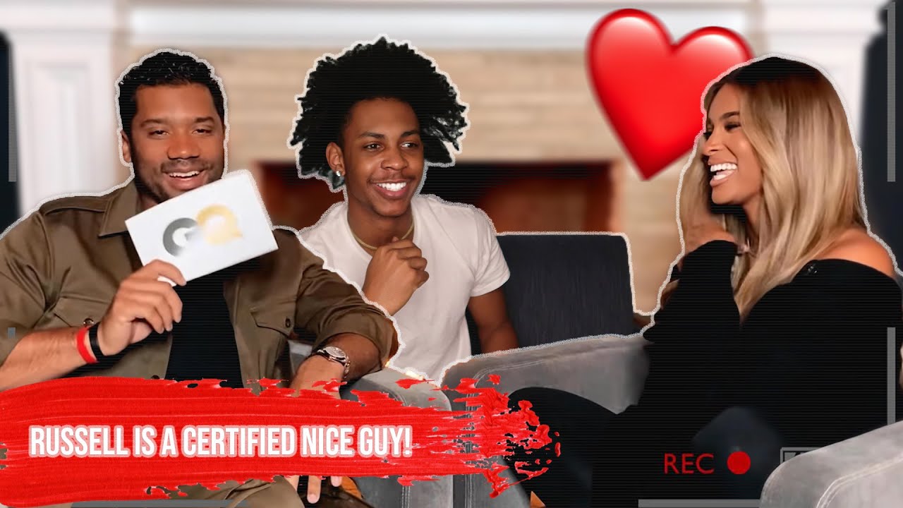 Russell Wilson vs. Ciara GQ Couples Quiz Reaction! - YouTube