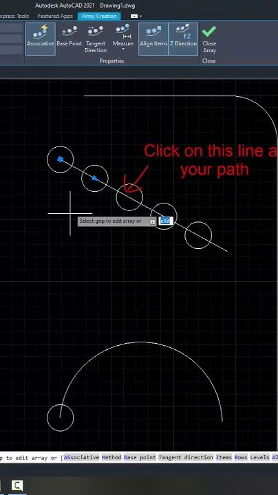 How to use path array #shorts - YouTube