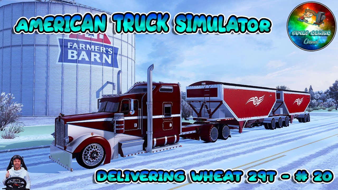 🚚 ATS - Delivering Wheat 29T with Kenworth W900l by Henry Mods and ...