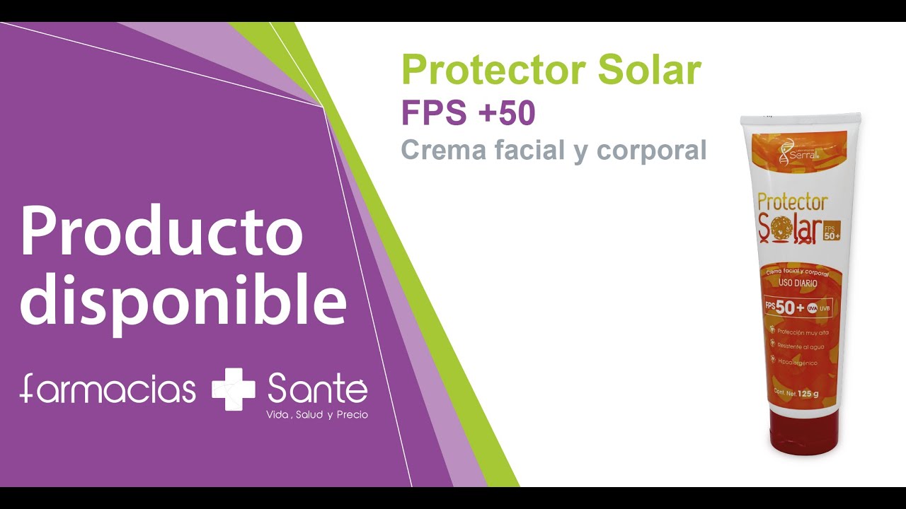 Protector Solar FPS +50 - YouTube