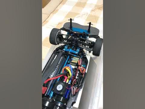 タミヤ TT-02 TYPE-S TBLE ブラシレス スロットルオンの挙動 TAMIYA タイプS ワンウェイ レーシングステア アルミ 改造 サーキット #Shorts - YouTube