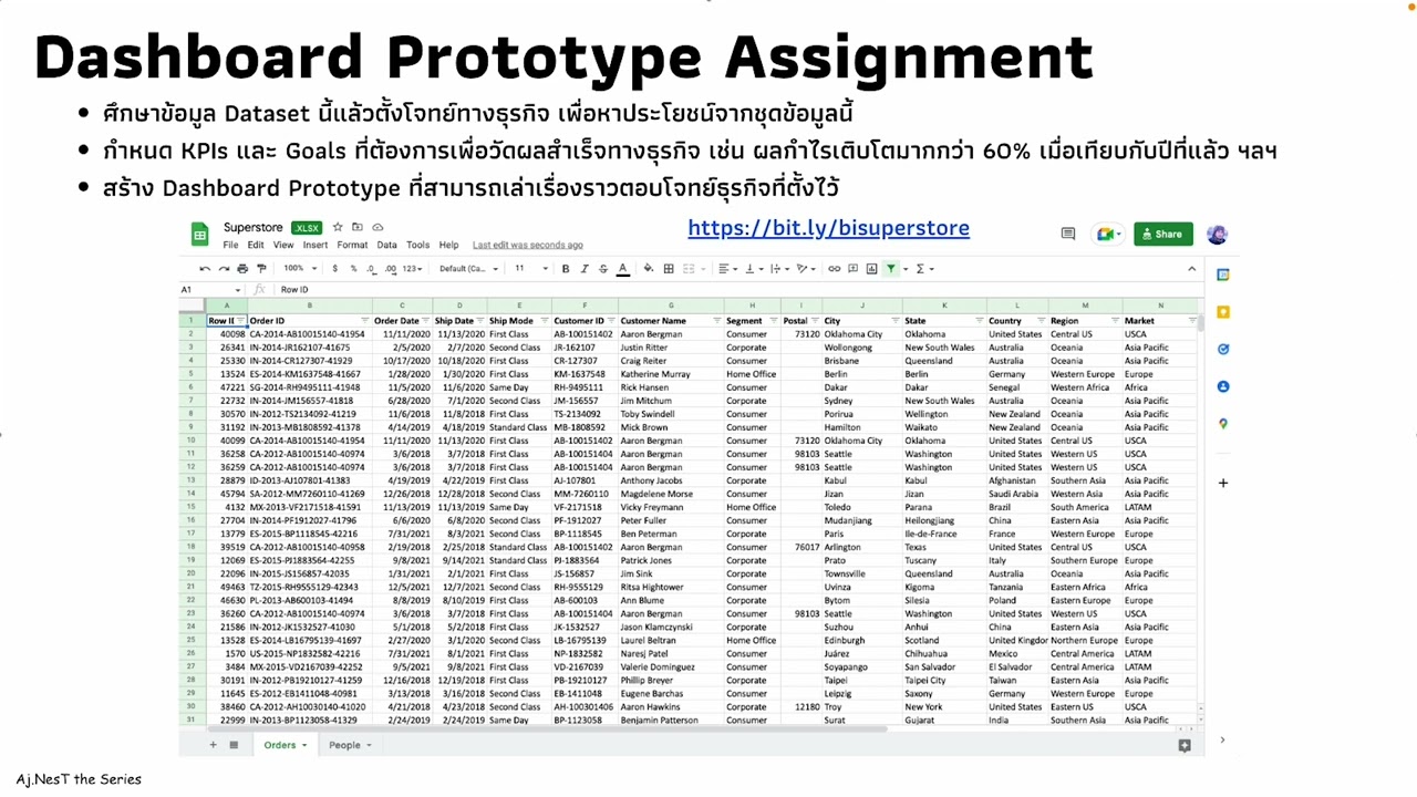 คอร์สเรียน Business Intelligence EP.19 มอบหมายงานแดชบอร์ด Dashboard Prototype Assignment 🤖 - YouTube