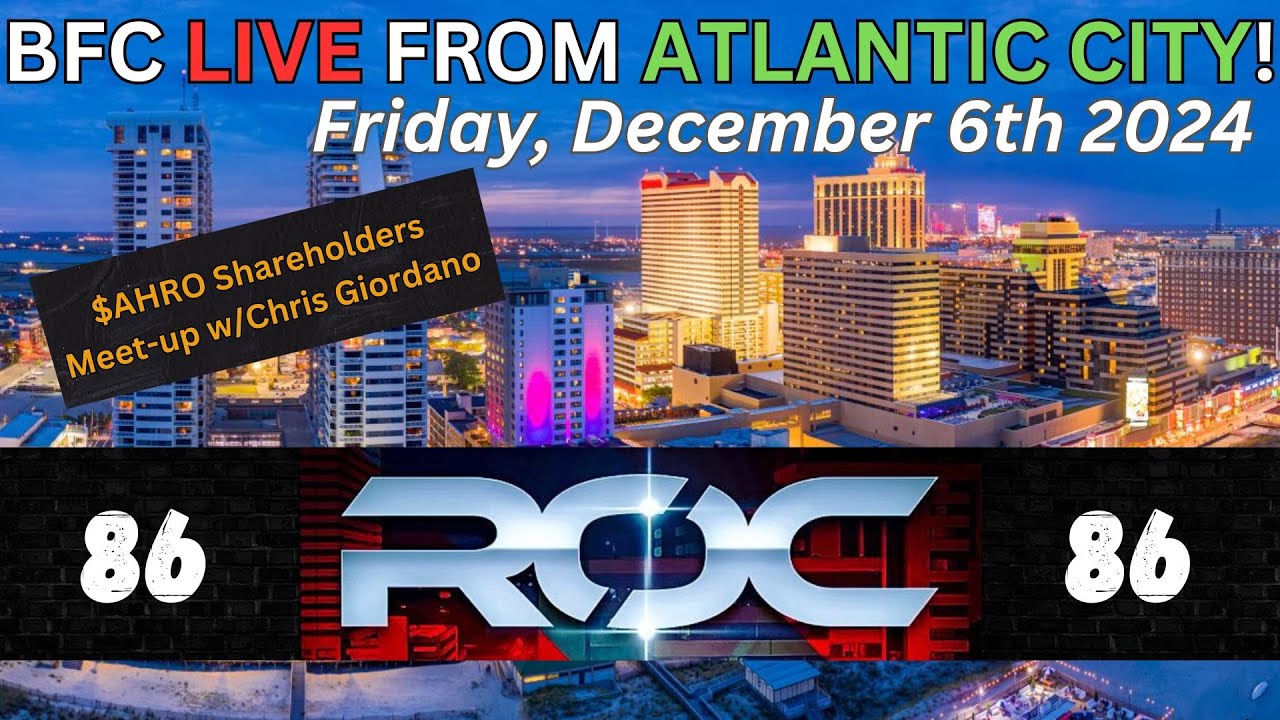 THE NEXT 1000% STOCK!! | Interview w/Chris Giordano, President | $AHRO ...