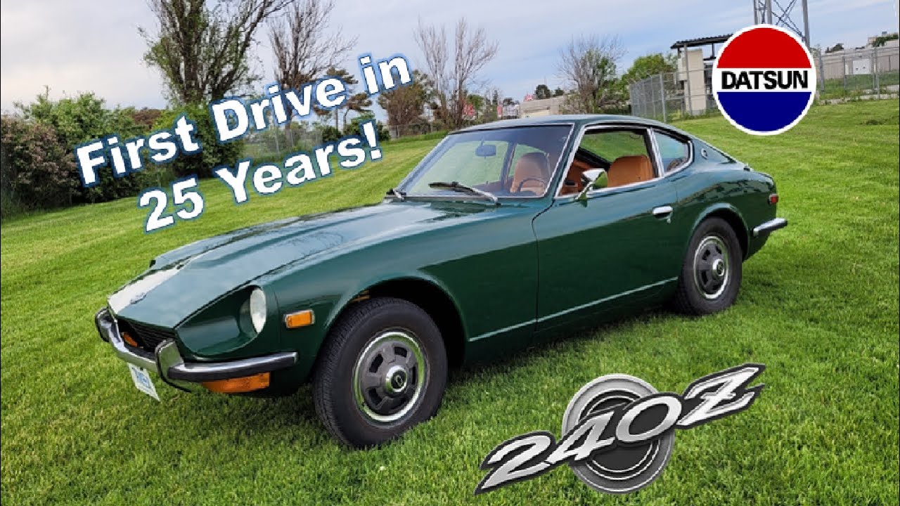 71 Datsun 240z First Drive since Restoration - YouTube