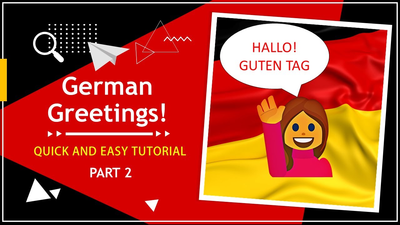 GREETINGS IN GERMAN WITH PRONUNCIATION PART 2 YouTube greetings-in-german-with-pronunciation-part-2-youtube