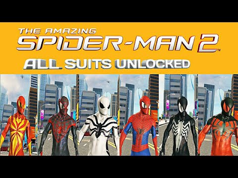The Amazing Spiderman 2 gameplay all suits unlocked  free download mod | technical modding