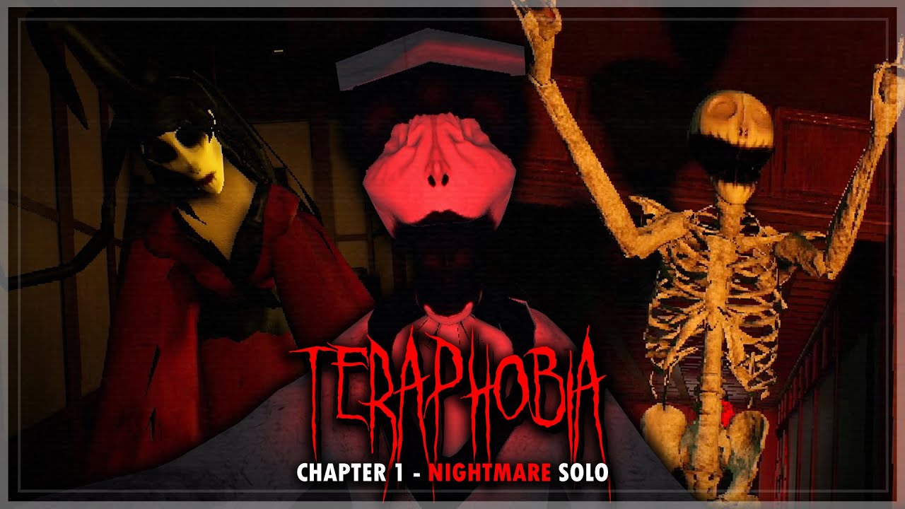 Teraphobia - Chapter 1 - Nightmare Solo (Full Walkthrough) | Roblox ...
