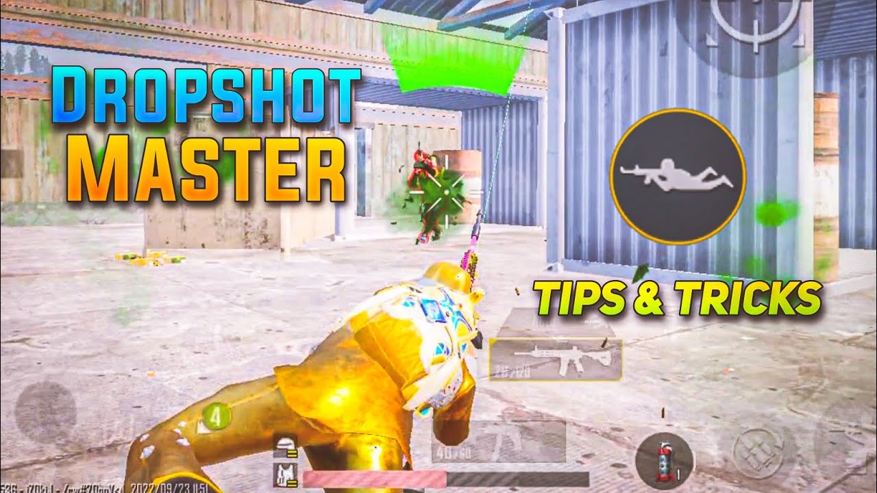 Parfect Dropshot With Headshot In BGMI/PUBG Mobile 😱 How To Best Prone ...