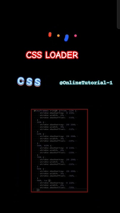css loader, html css, html css tutorial for beginners, html css full course #css #html #css3 # ...